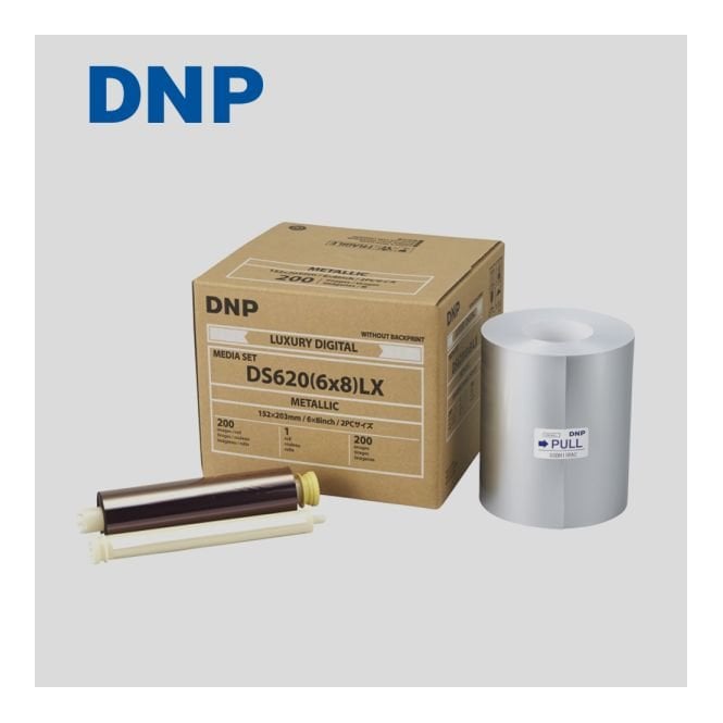 DNP DS620 LUXURY METALLIC MEDIA 6X8 (152x203) 200 PRINTS PER BOX ...